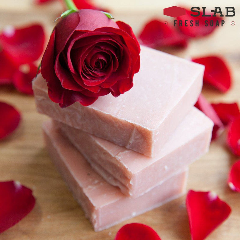 Red Rose Soap - SLAB Soap